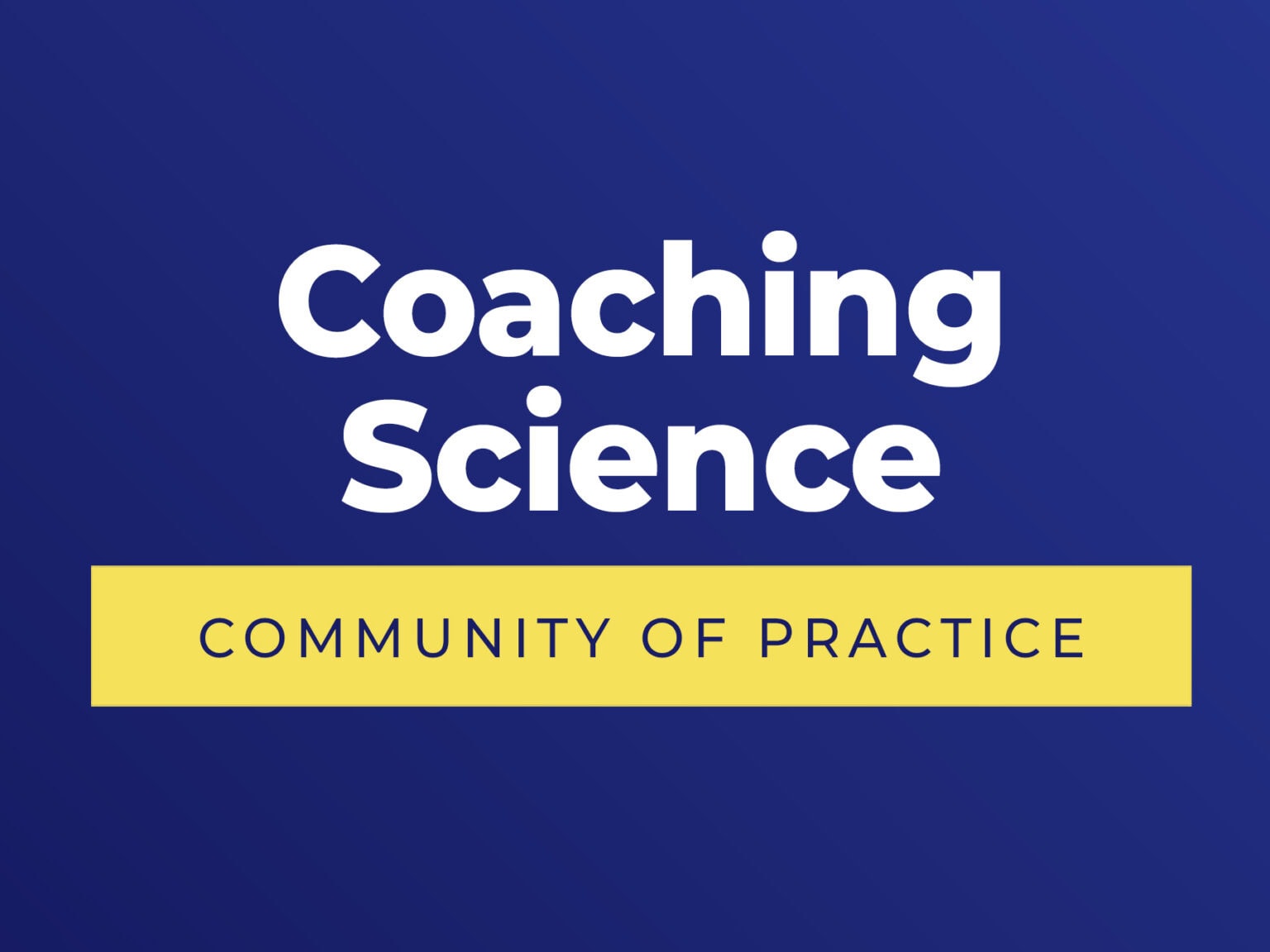 Coaching Science – ICF Coaching Science – ICF